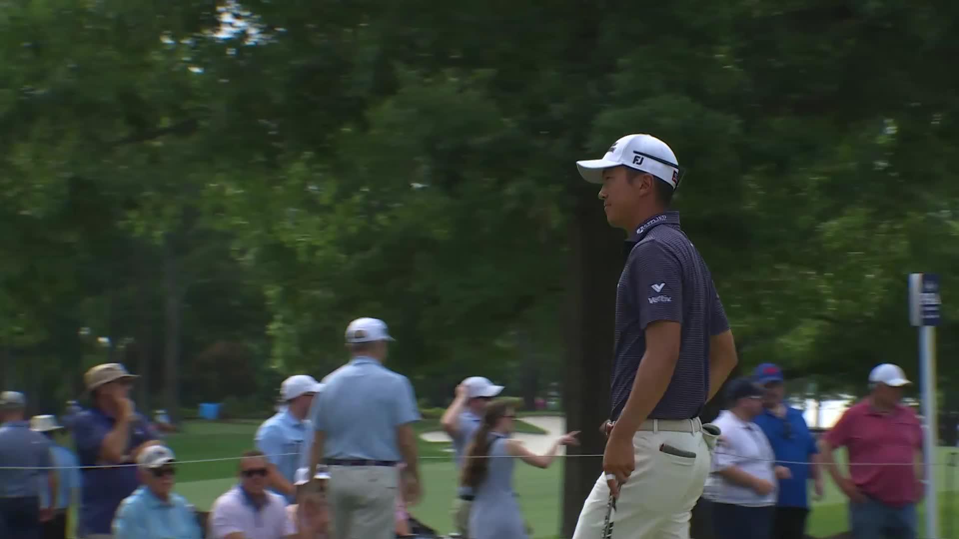 Michael Kim 5th Shot on No. 9 Hole - 2025 PGA Championship Round 4 | PGA Championship