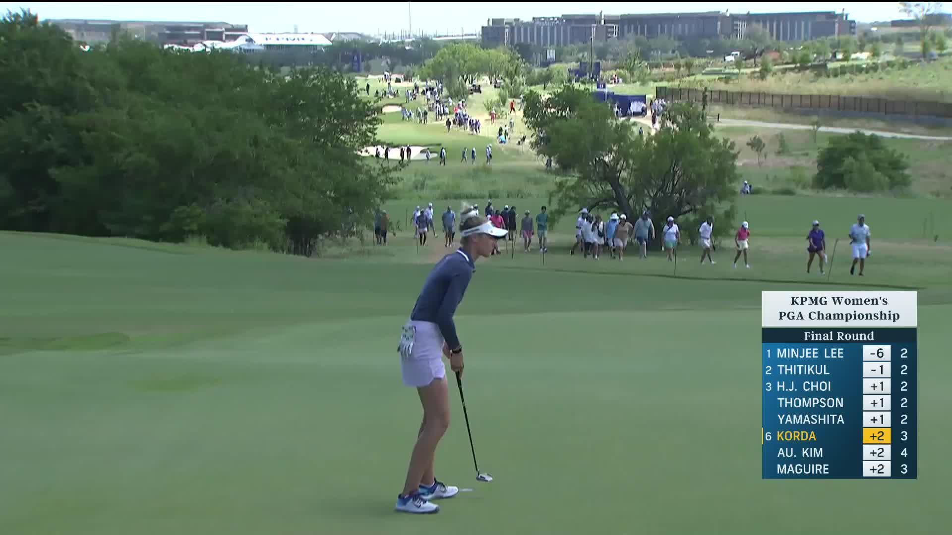 Nelly Korda 5th Shot on No. 3 Hole - 2025 KPMG Women's PGA Championship Round 4 | KPMG Women's ...