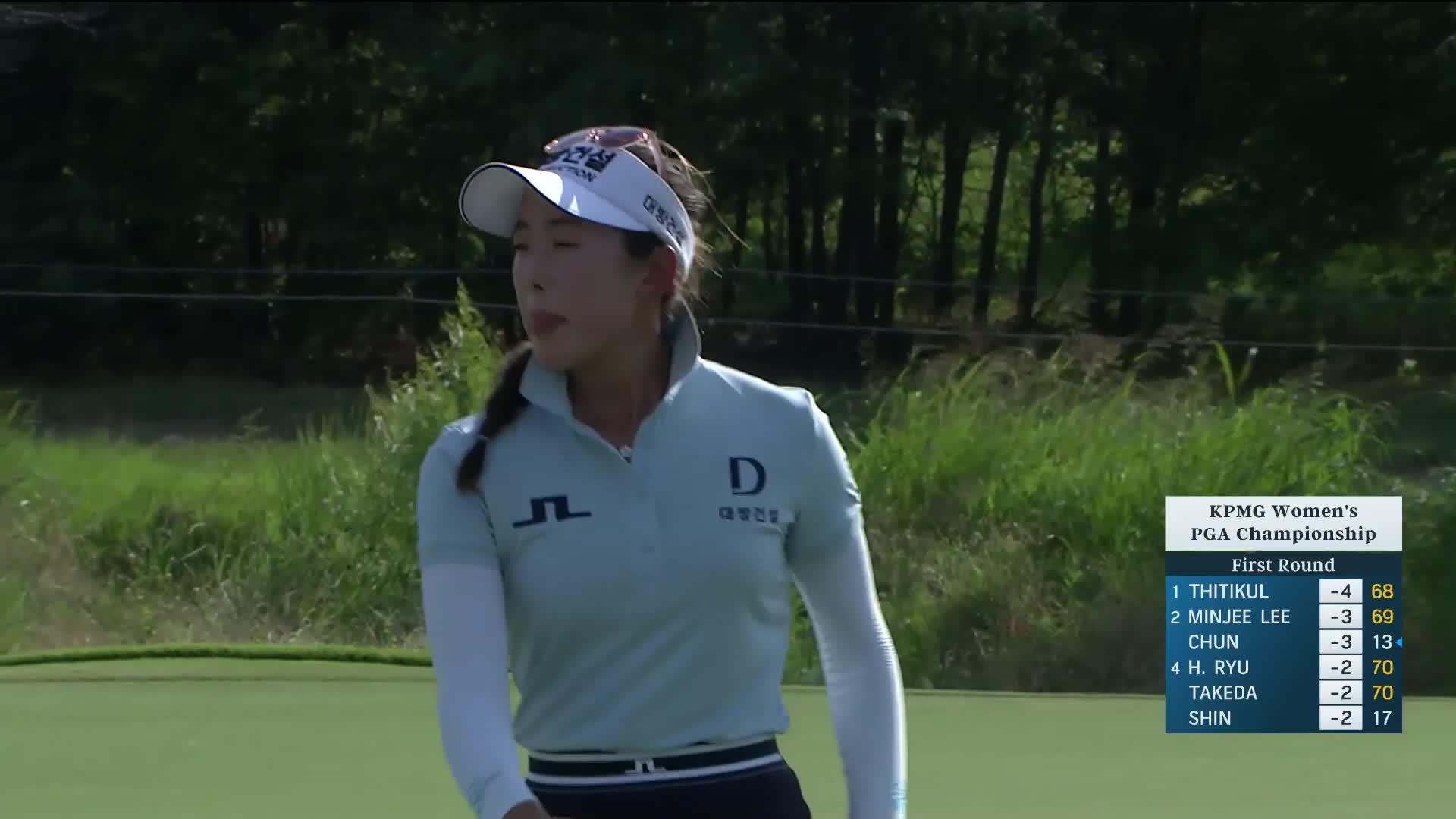 Yealimi Noh 5th Shot on No. 5 Hole - 2025 KPMG Women's PGA Championship Round 1 | KPMG Women's ...