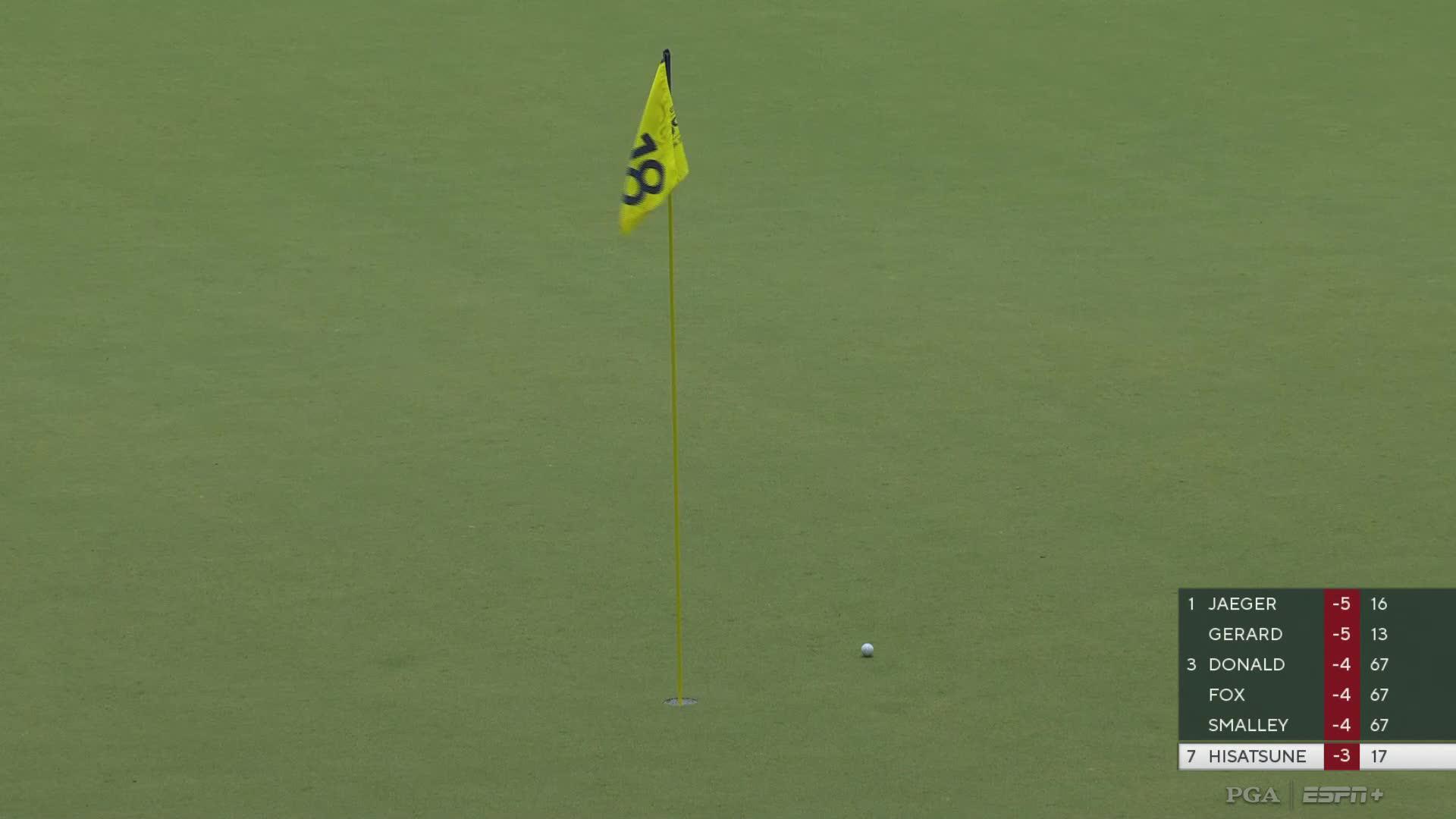 Ryo Hisatsune 3rd Shot on No. 18 Hole - 2025 PGA Championship Round 1 | PGA Championship