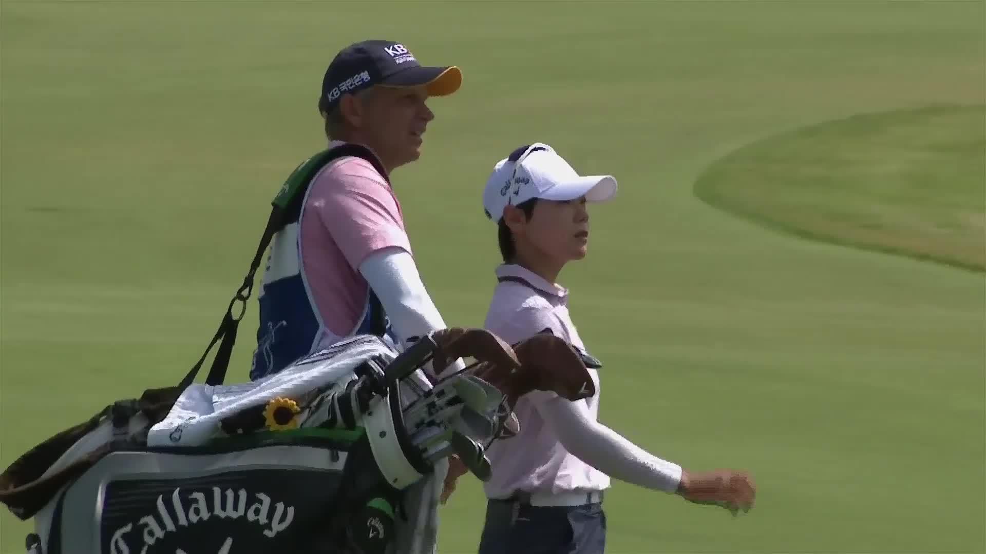 Somi Lee 2nd Shot on No. 3 Hole - 2025 KPMG Women's PGA Championship Round 4 | KPMG Women's PGA ...