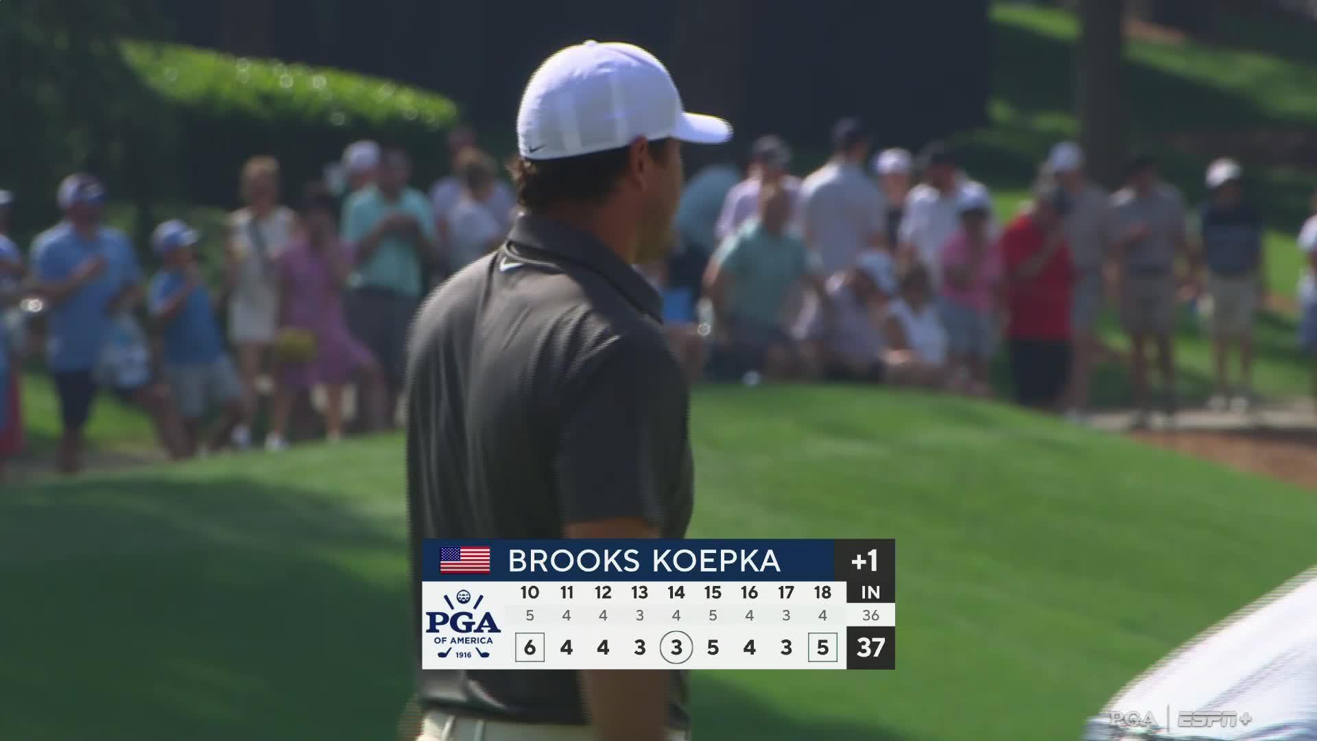 Brooks Koepka 5th Shot on No. 18 Hole - 2025 PGA Championship Round 1 | PGA Championship