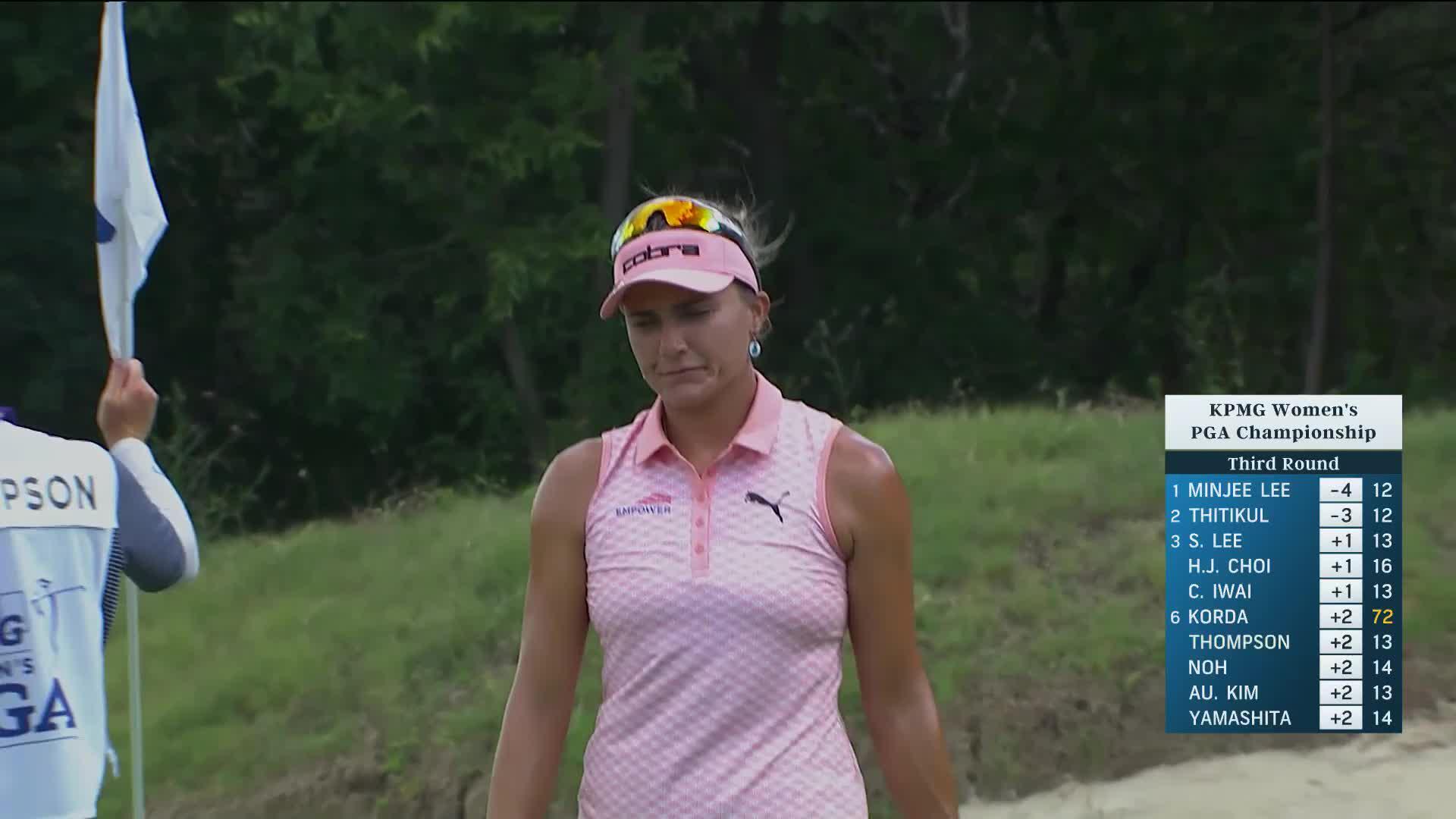 Lexi Thompson 3rd Shot on No. 13 Hole - 2025 KPMG Women's PGA Championship Round 3 | KPMG Women ...