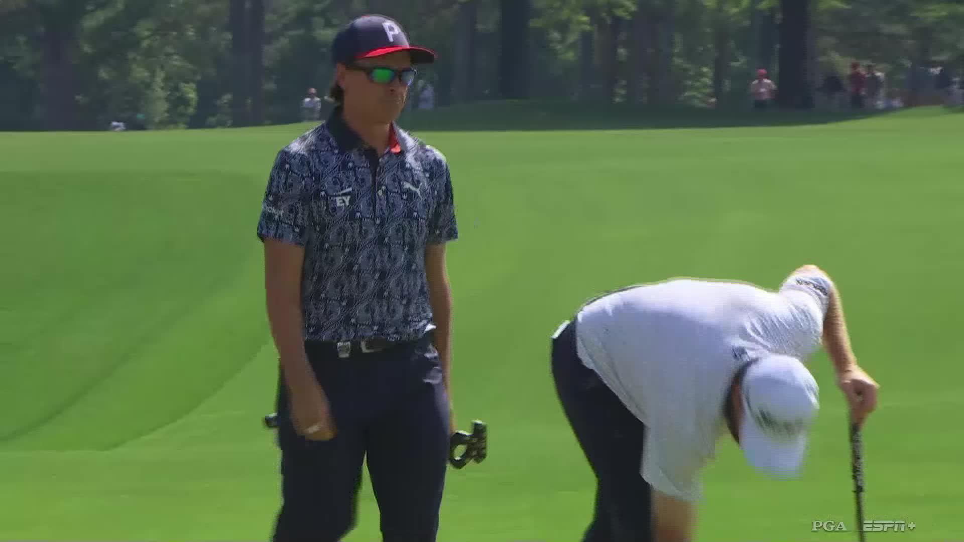 Rickie Fowler 3rd Shot on No. 1 Hole - 2025 PGA Championship Round 1 ...