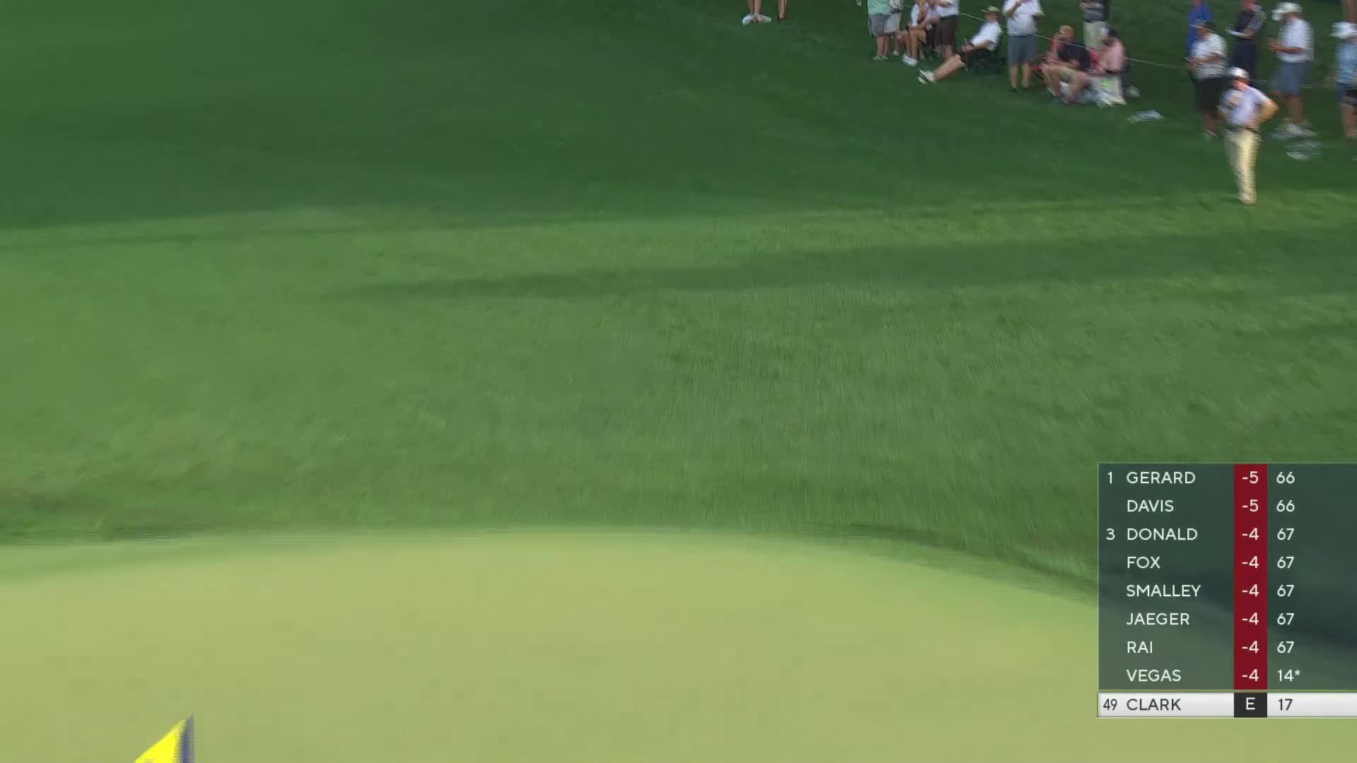 Wyndham Clark 3rd Shot on No. 18 Hole - 2025 PGA Championship Round 1 | PGA Championship