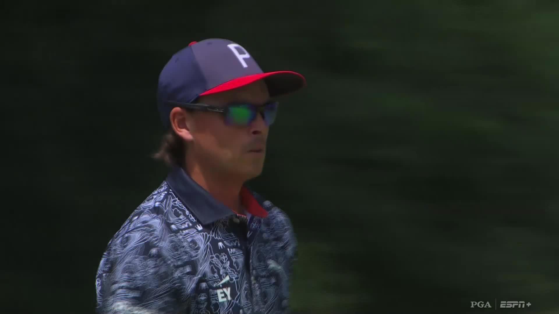 Rickie Fowler 4th Shot on No. 8 Hole - 2025 PGA Championship Round 1 | PGA Championship