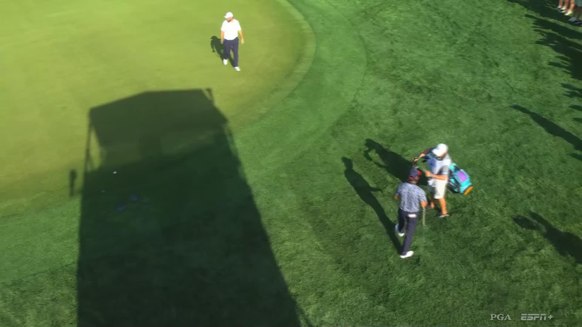 Rickie Fowler 3rd Shot on No. 12 Hole - 2025 PGA Championship Round 1 | PGA Championship
