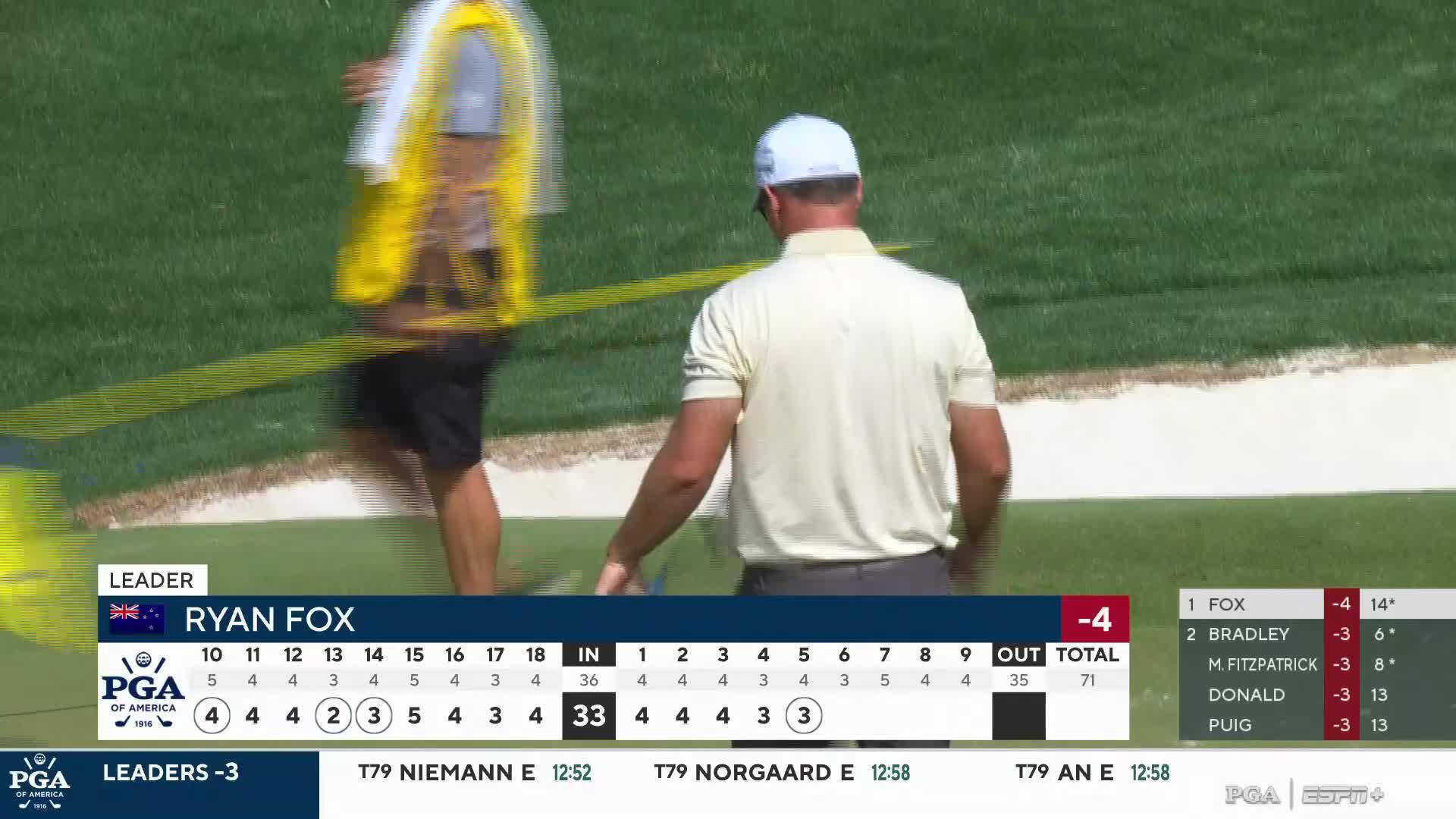 Ryan Fox 3rd Shot on No. 5 Hole - 2025 PGA Championship Round 1 | PGA Championship
