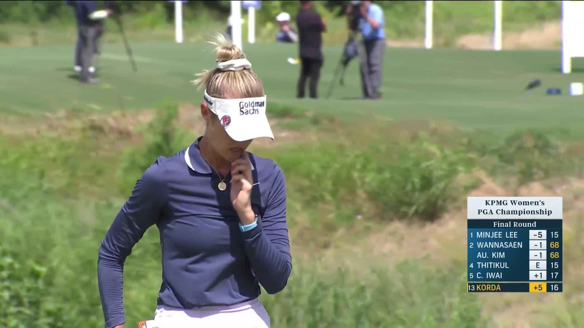 Nelly Korda 2nd Shot on No. 17 Hole - 2025 KPMG Women's PGA Championship Round 4 | KPMG Women's ...