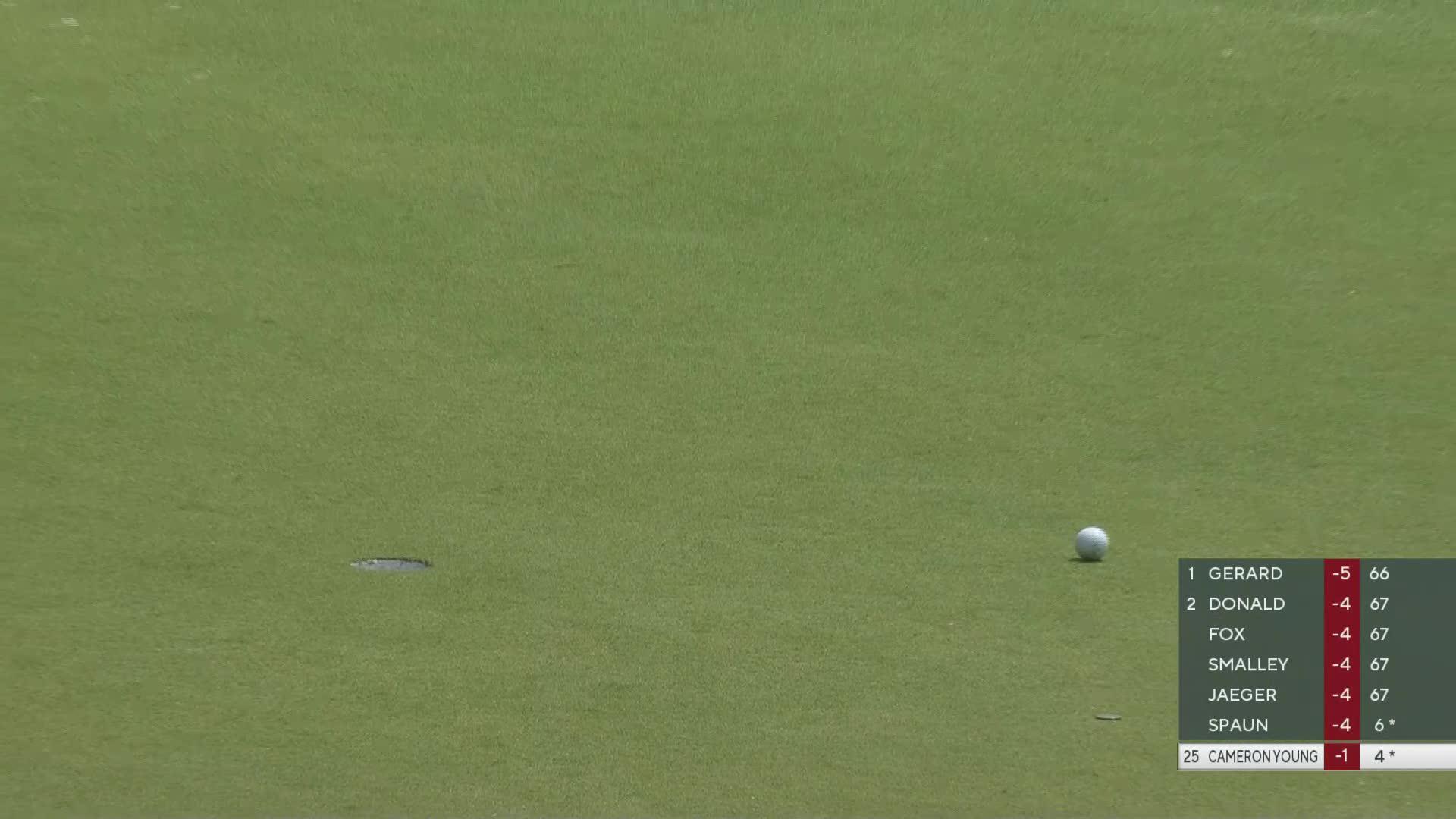 Cameron Young 3rd Shot on No. 14 Hole - 2025 PGA Championship Round 1 | PGA Championship