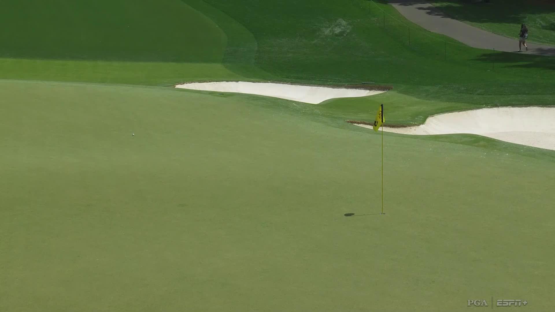 Jordan Spieth 2nd Shot on No. 3 Hole - 2025 PGA Championship Round 1 | PGA Championship