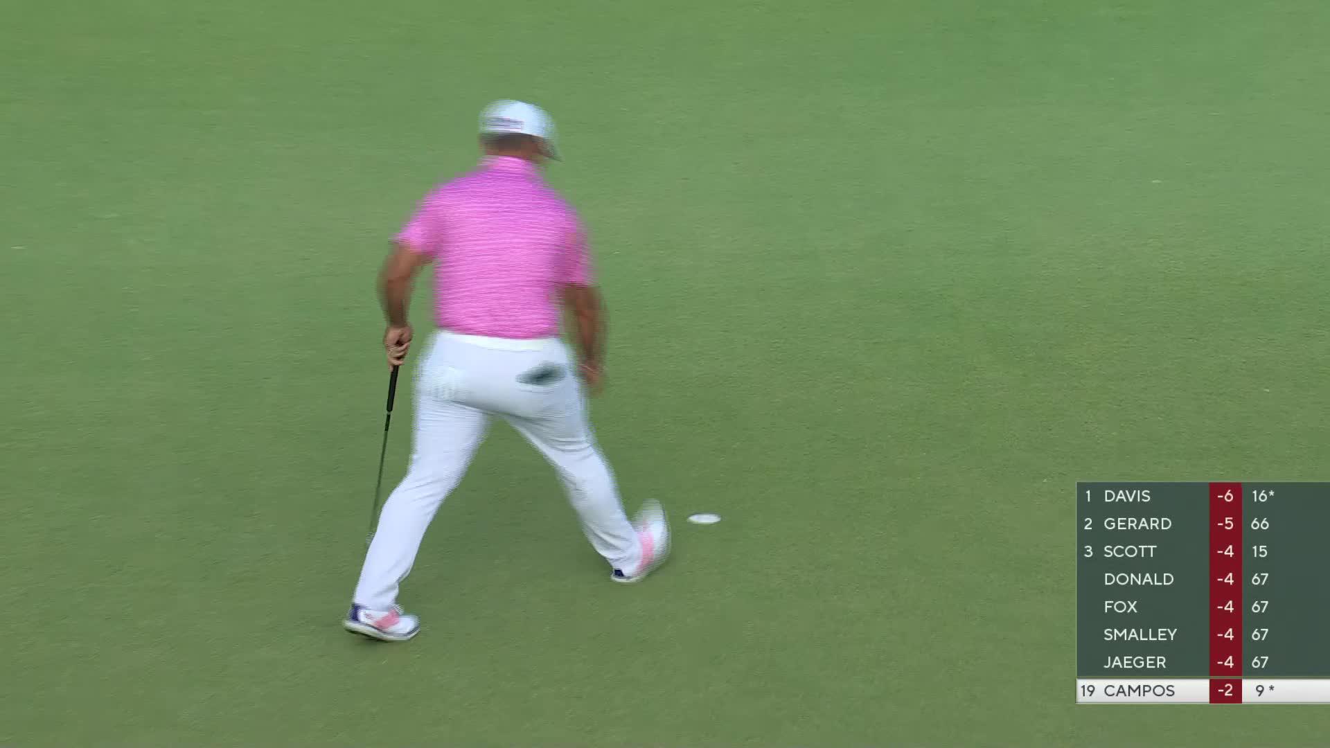 Rafael Campos 3rd Shot on No. 1 Hole - 2025 PGA Championship Round 1 | PGA Championship