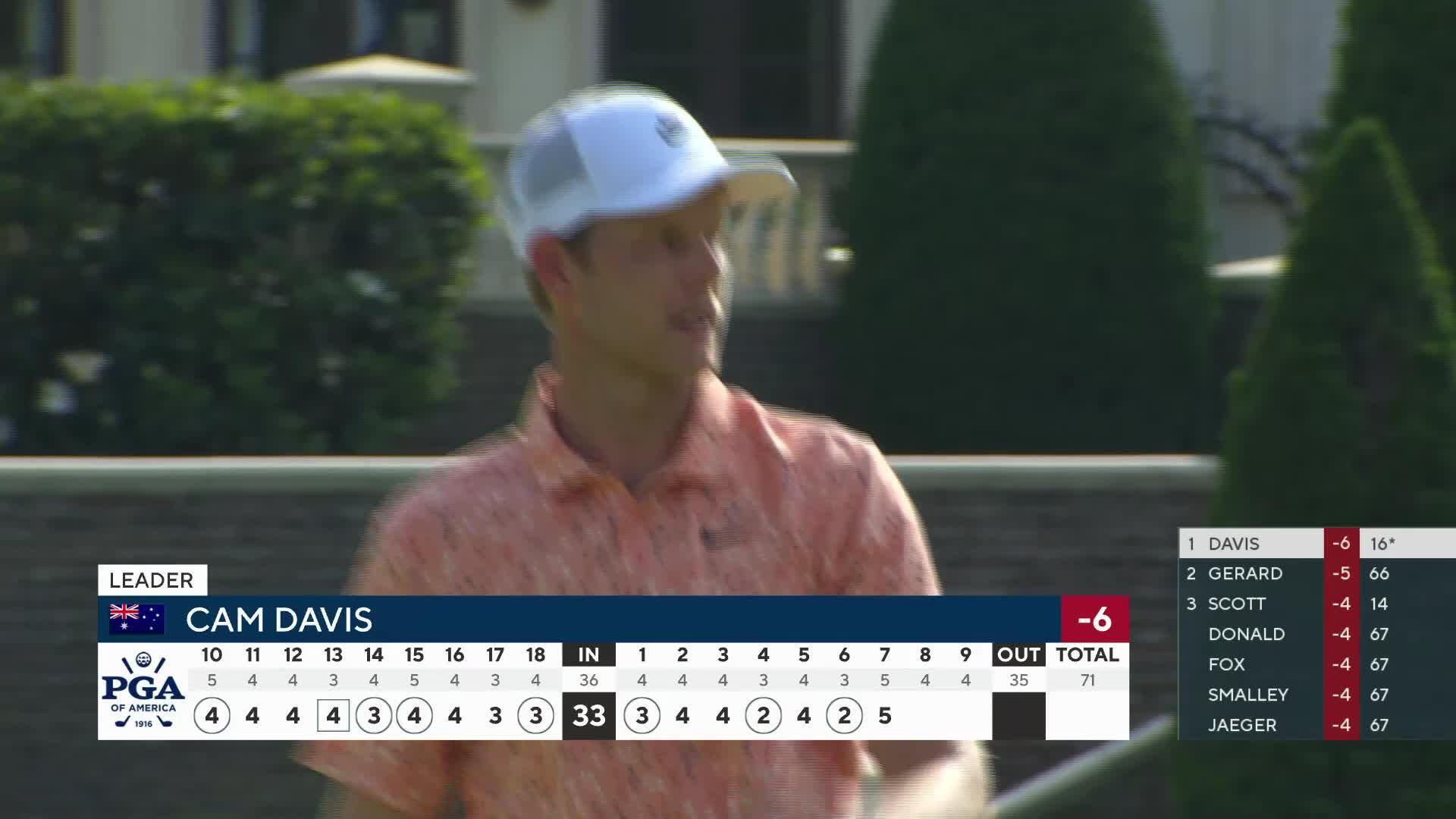 Cam Davis 5th Shot on No. 7 Hole - 2025 PGA Championship Round 1 | PGA Championship