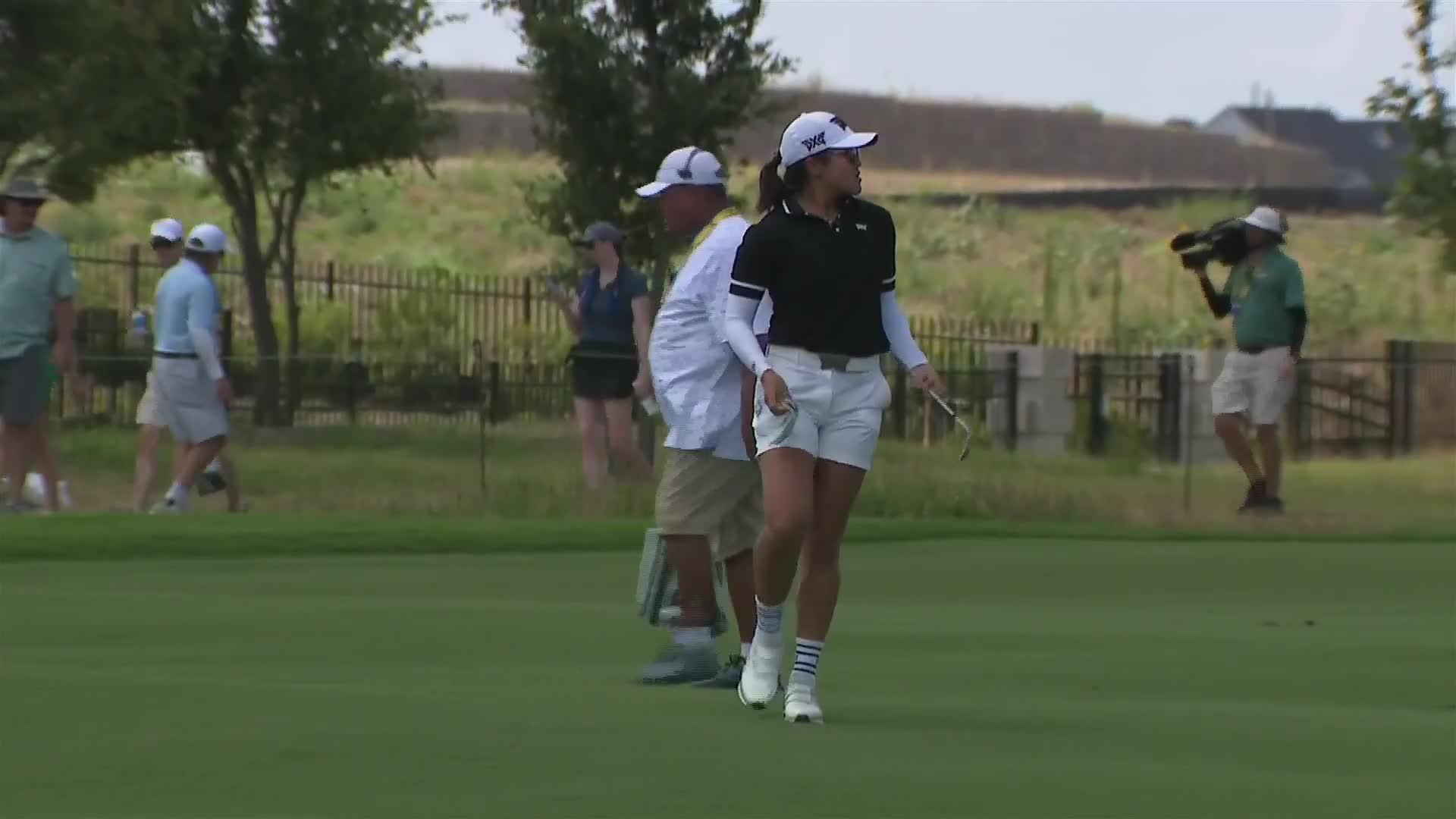 Auston Kim 2nd Shot on No. 6 Hole - 2025 KPMG Women's PGA Championship ...