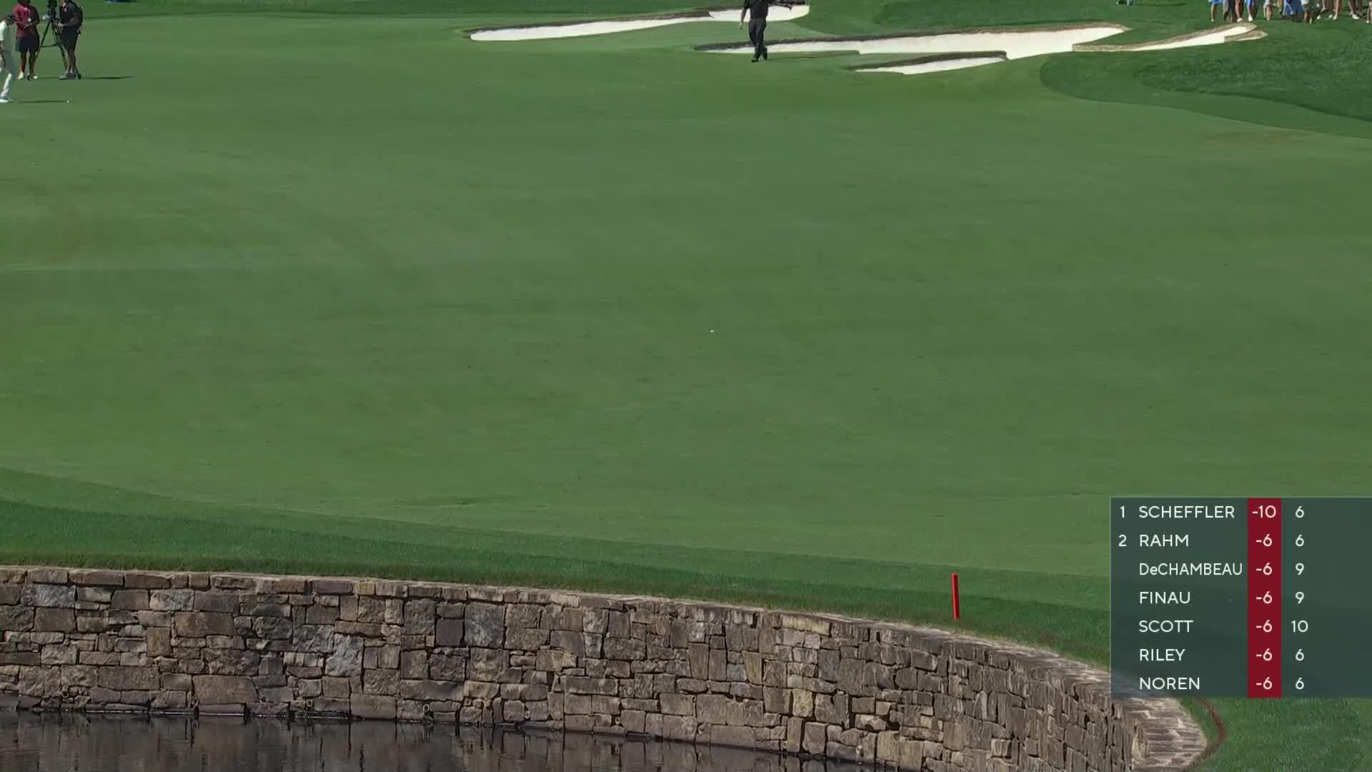 Davis Riley 2nd Shot on No. 7 Hole - 2025 PGA Championship Round 4 ...