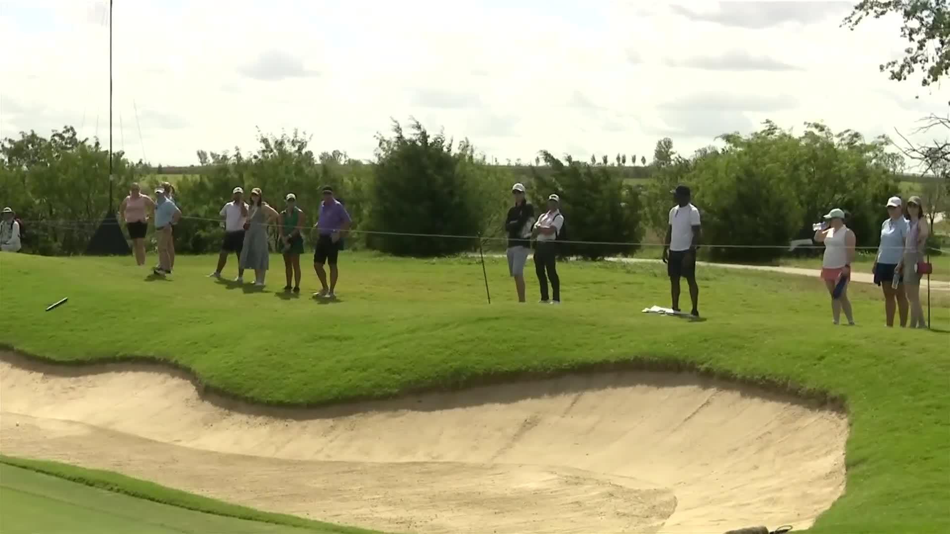 Auston Kim 2nd Shot on No. 2 Hole - 2025 KPMG Women's PGA Championship ...