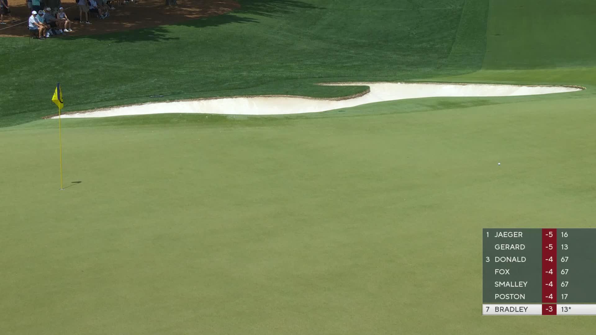 Keegan Bradley 2nd Shot on No. 5 Hole - 2025 PGA Championship Round 1 | PGA Championship