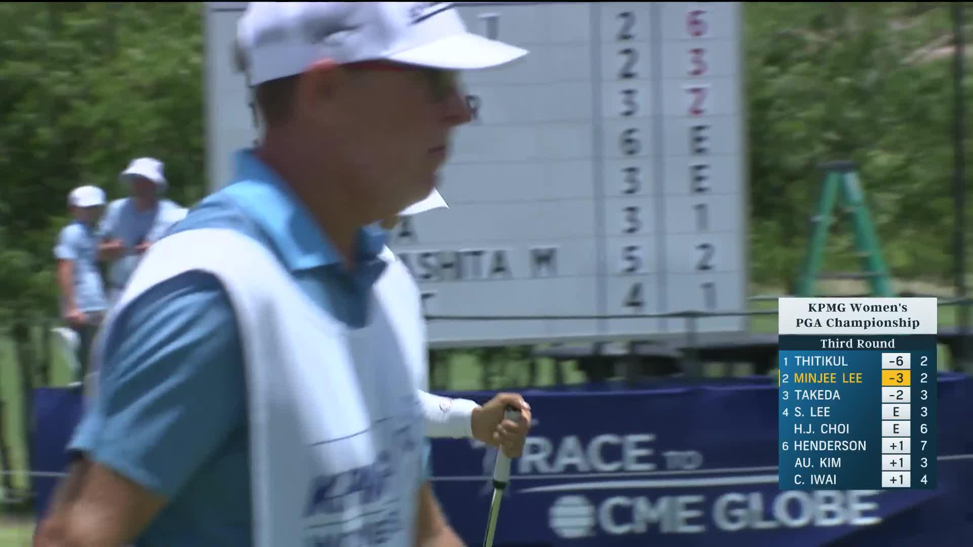 Minjee Lee 4th Shot on No. 3 Hole - 2025 KPMG Women's PGA Championship Round 3 | KPMG Women's ...