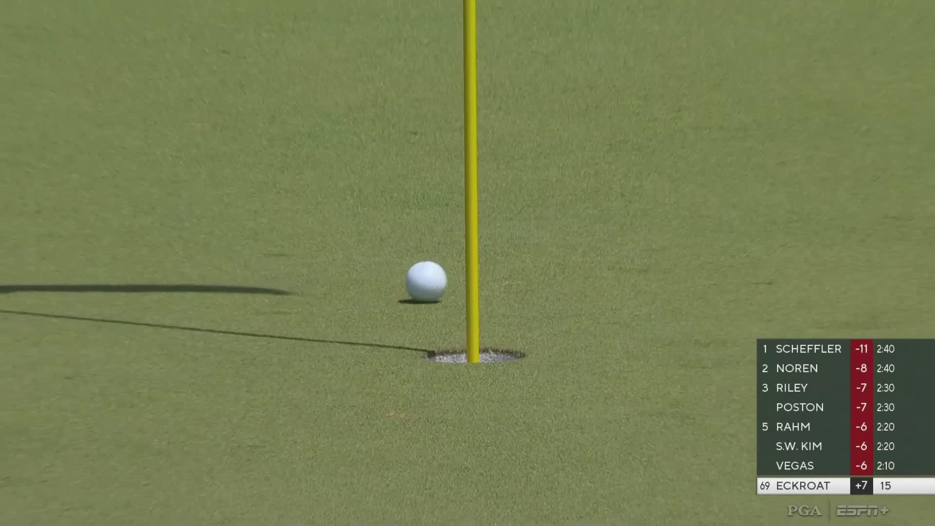 Austin Eckroat 3rd Shot on No. 16 Hole - 2025 PGA Championship Round 4 | PGA Championship