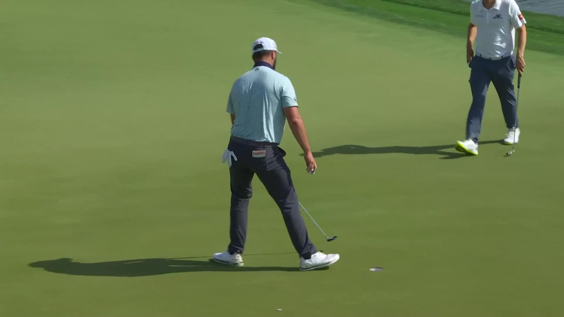 Jon Rahm 4th Shot on No. 16 Hole - 2025 PGA Championship Round 1 | PGA Championship