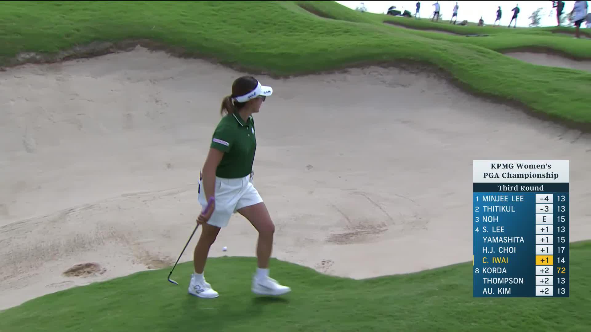 Chisato Iwai 2nd Shot on No. 15 Hole - 2025 KPMG Women's PGA Championship Round 3 | KPMG Women's ...