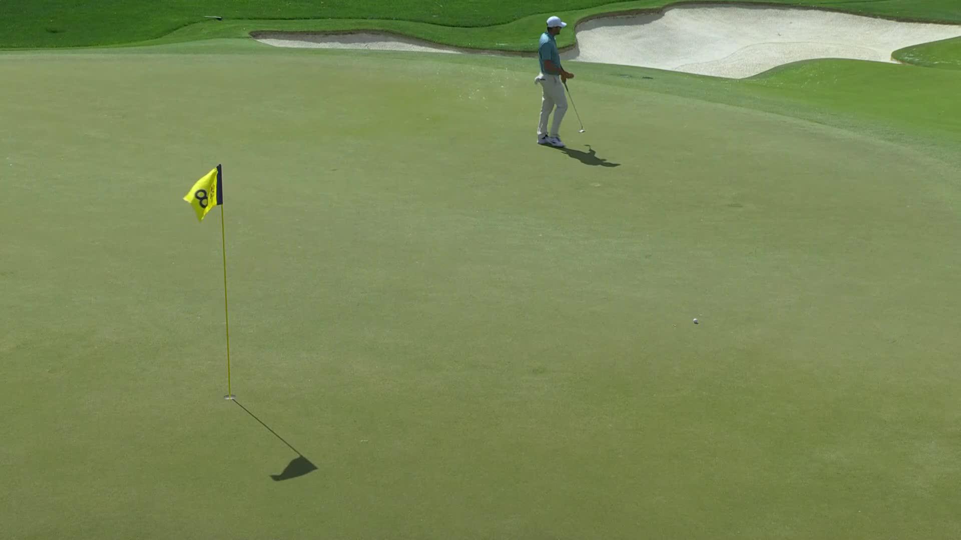 Si Woo Kim 2nd Shot on No. 8 Hole - 2025 PGA Championship Round 3 | PGA Championship