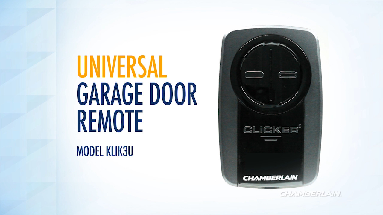 Chamberlain Universal Garage Door Remote Clicker with 2-Button Control ...