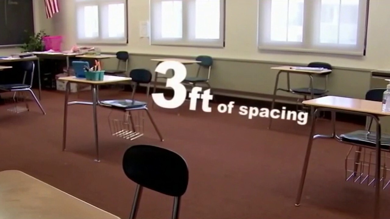 CDC reduces schools social distancing guidelines to 3 feet | Fox News Video