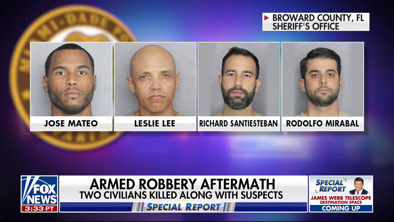 Armed robbery aftermath leaves four Miami-Dade police with charges | Fox News Video