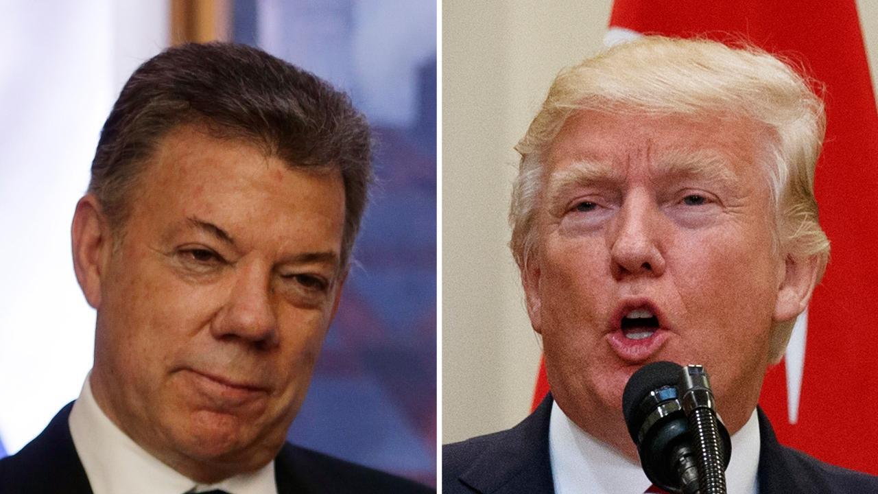 Trump holds joint press conference with Colombian president | Fox ...