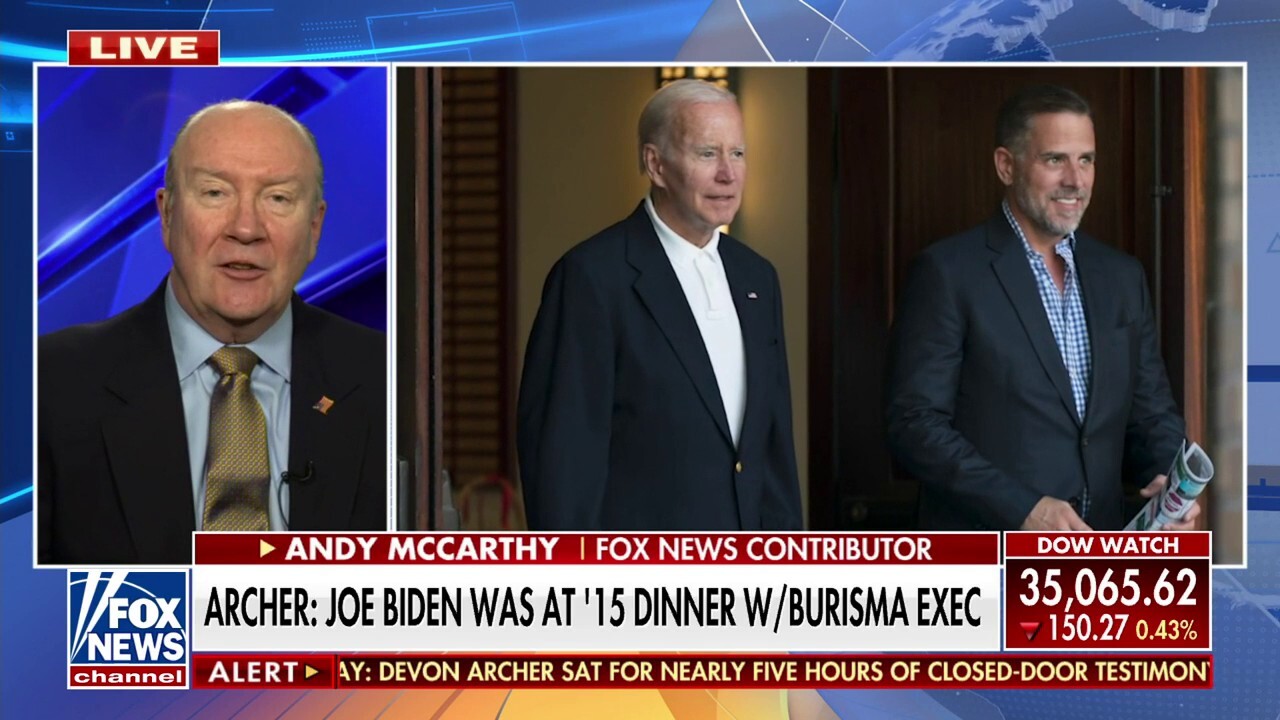 DOJ investigation into the Biden family is a 'black hole': Andy McCarthy | Fox News Video