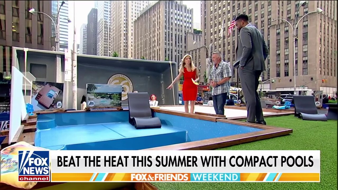 Beat the summertime heat with compact pools | Fox News Video