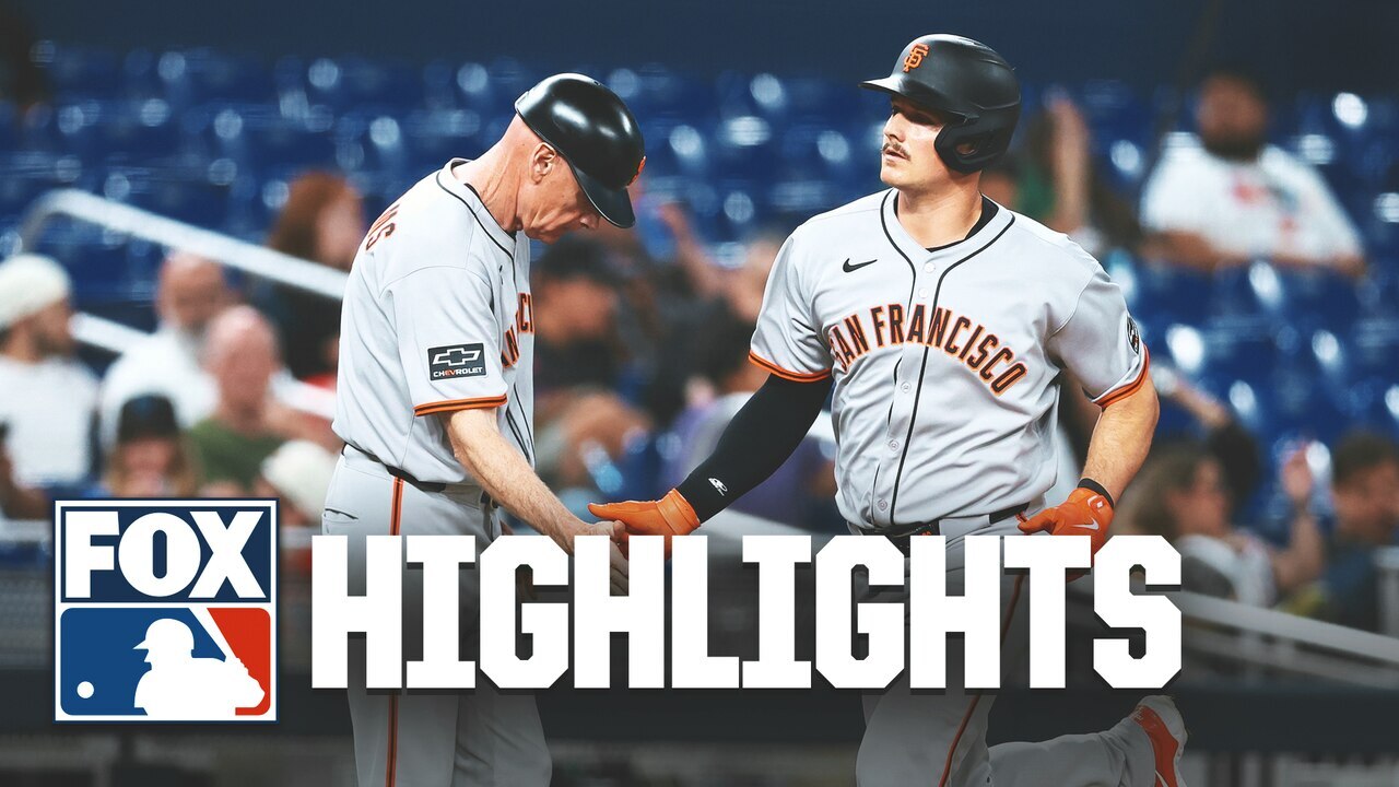 Giants vs. Marlins Highlights | MLB on FOX | Fox News Video