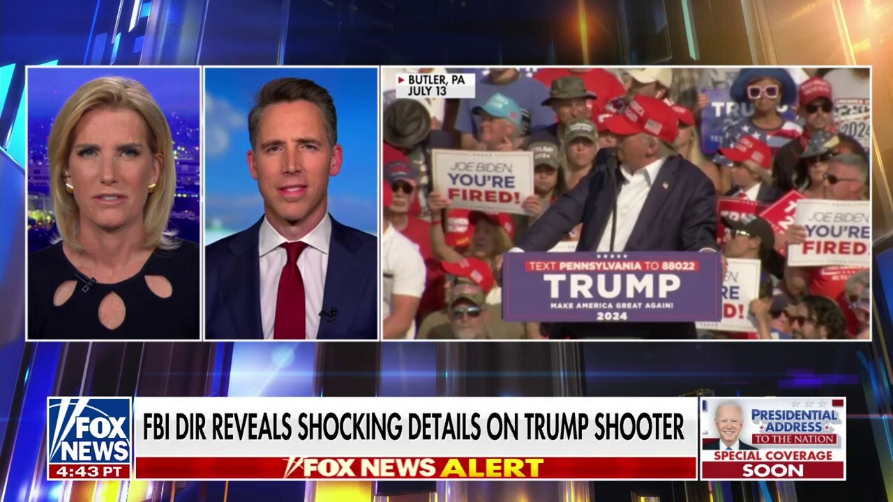 Lots of people need to lose their jobs after Trump rally shooting: Sen. Josh Hawley | Fox News Video