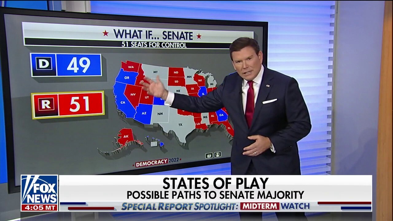 Each Senate Race Will Be A major Battle Bret Baier Fox News Video