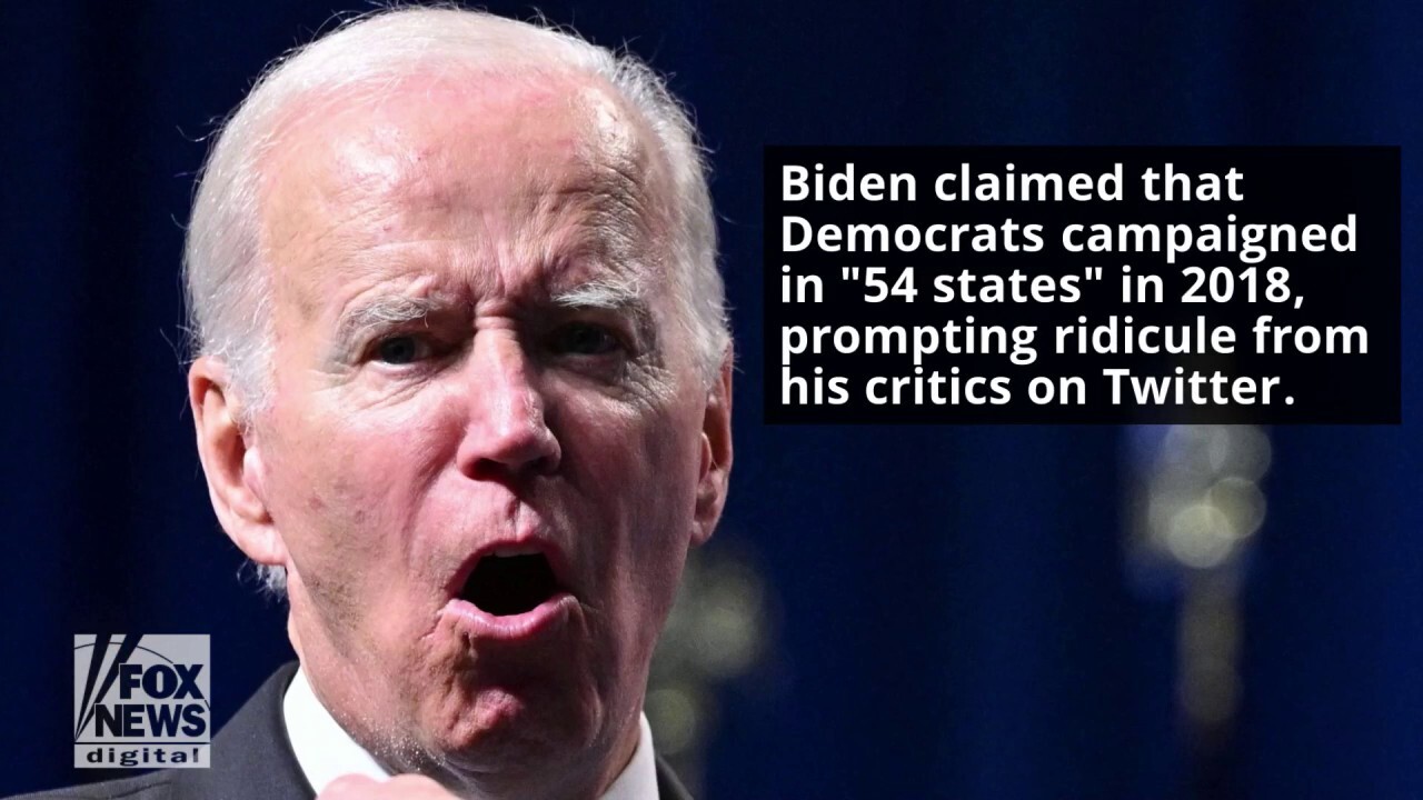 Biden Mocked For Claiming There Are 54 States Fox News Video Biden Mocked For Claiming There Are 54 States Fox News Video