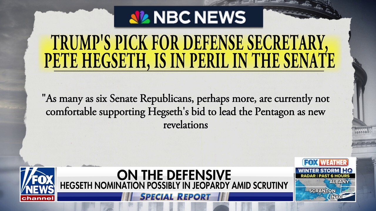 Hegseth nomination facing scrutiny | Fox News Video