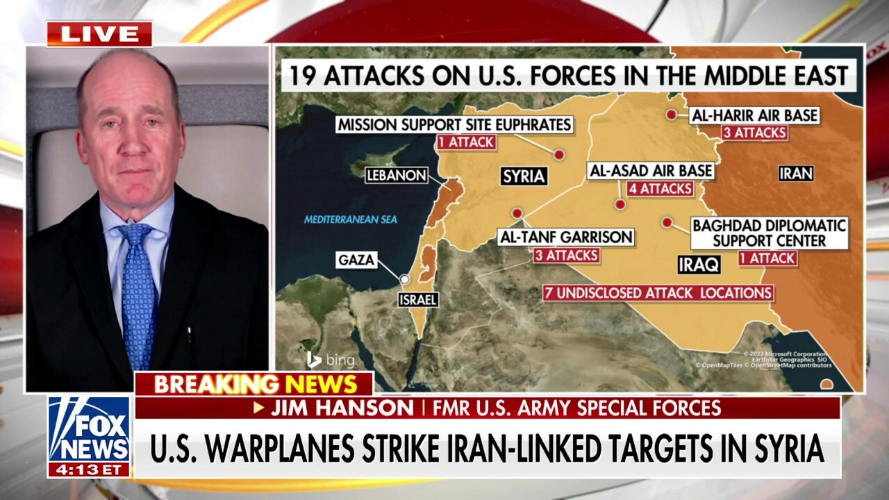 US warplanes strike Iran-linked targets in Syria after many attacks on American forces | Fox ...