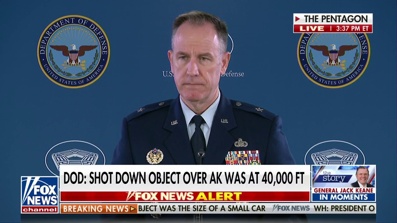 Pentagon Clearly Had Some Indication Object Posed Threat Jennifer
