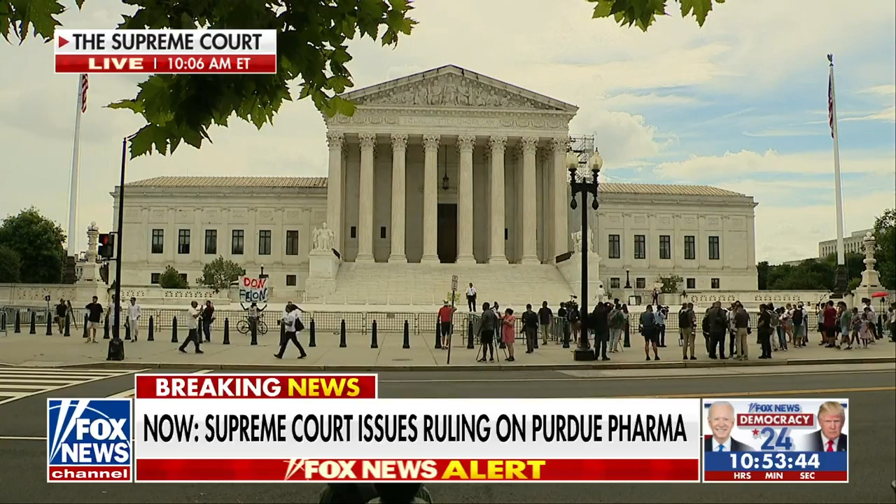Supreme Court blocks Purdue Pharma opioid settlement | Fox News Video