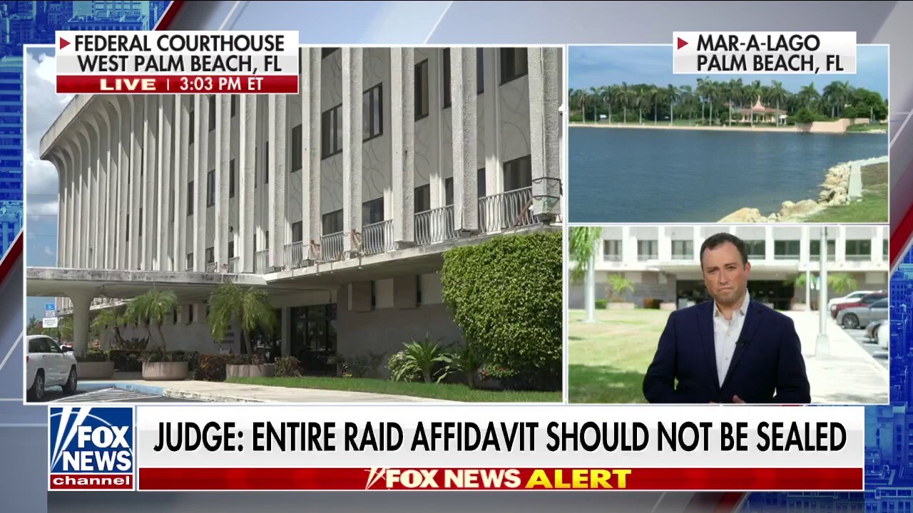 Portion of affidavit related to Trump FBI raid can be unsealed, judge says | Fox News Video