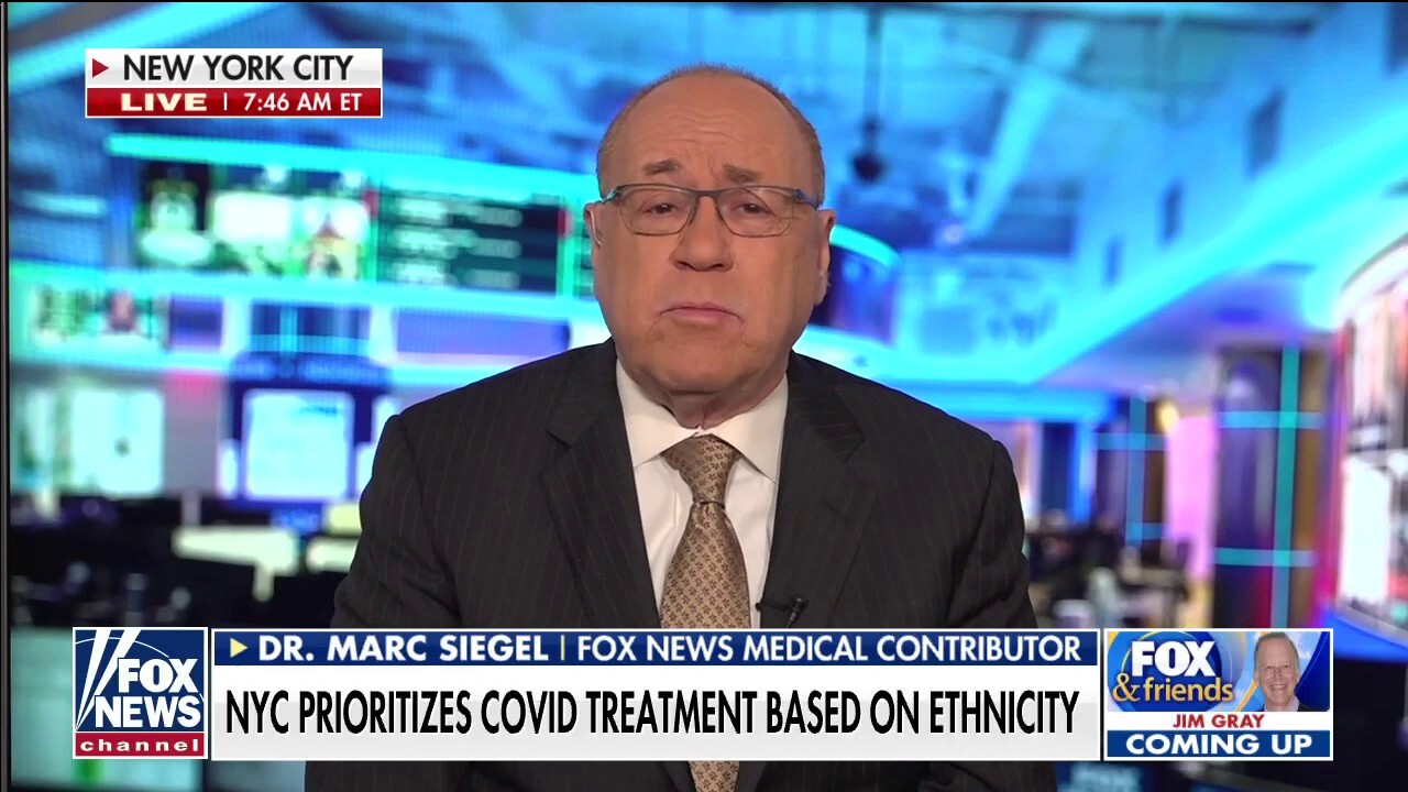 Dr. Siegel knocks NYC for eyeing preferential medical care based on race: ‘This is a big ...
