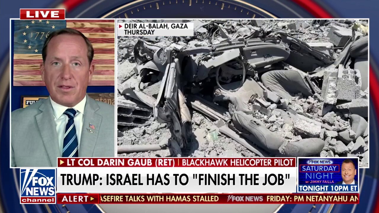Lt. Col. Darin Gaub calls to 'defeat and eradicate' Hamas as ceasefire ...