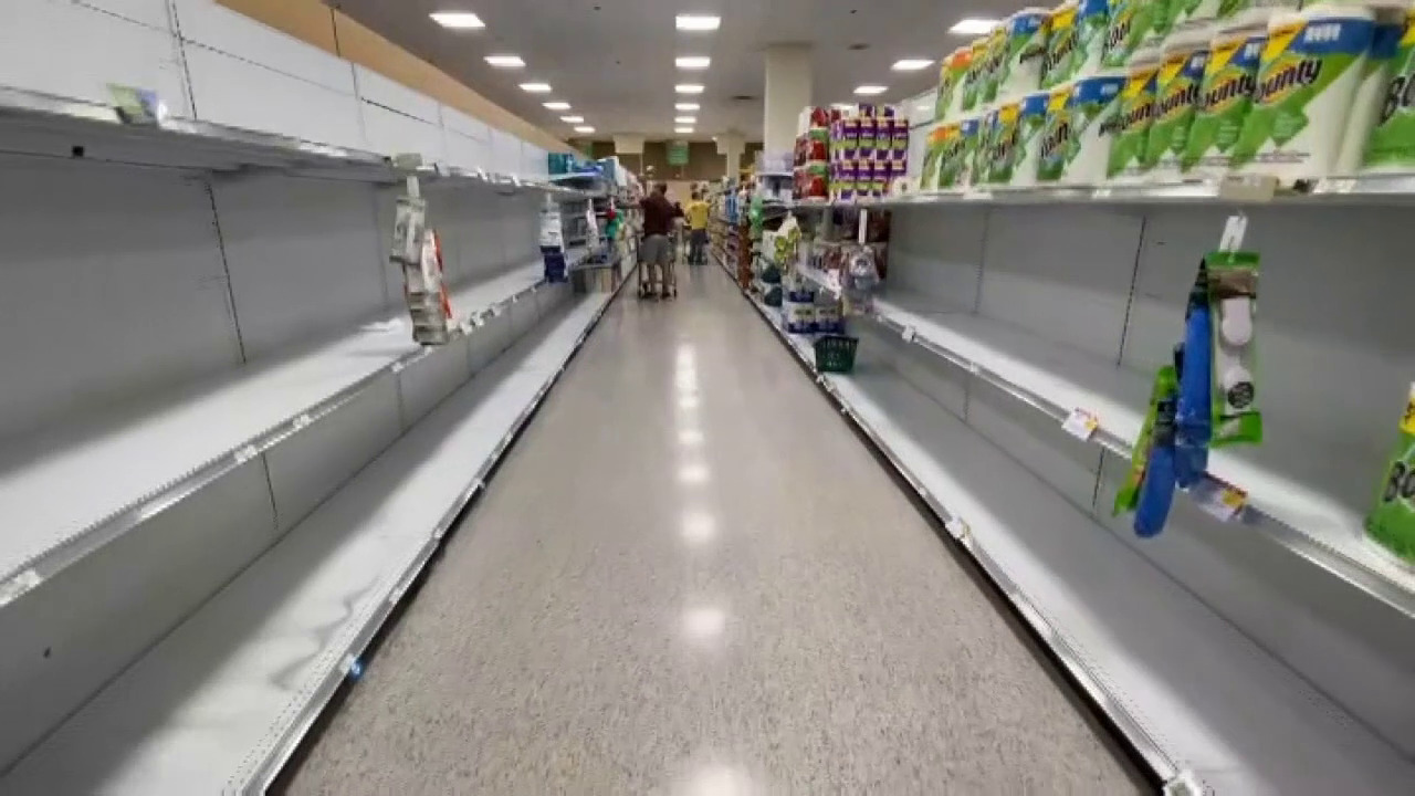 Empty Shelves In South Florida Supermarkets As Coronavirus Fears Empty Shelves In South Florida Supermarkets As Coronavirus Fears