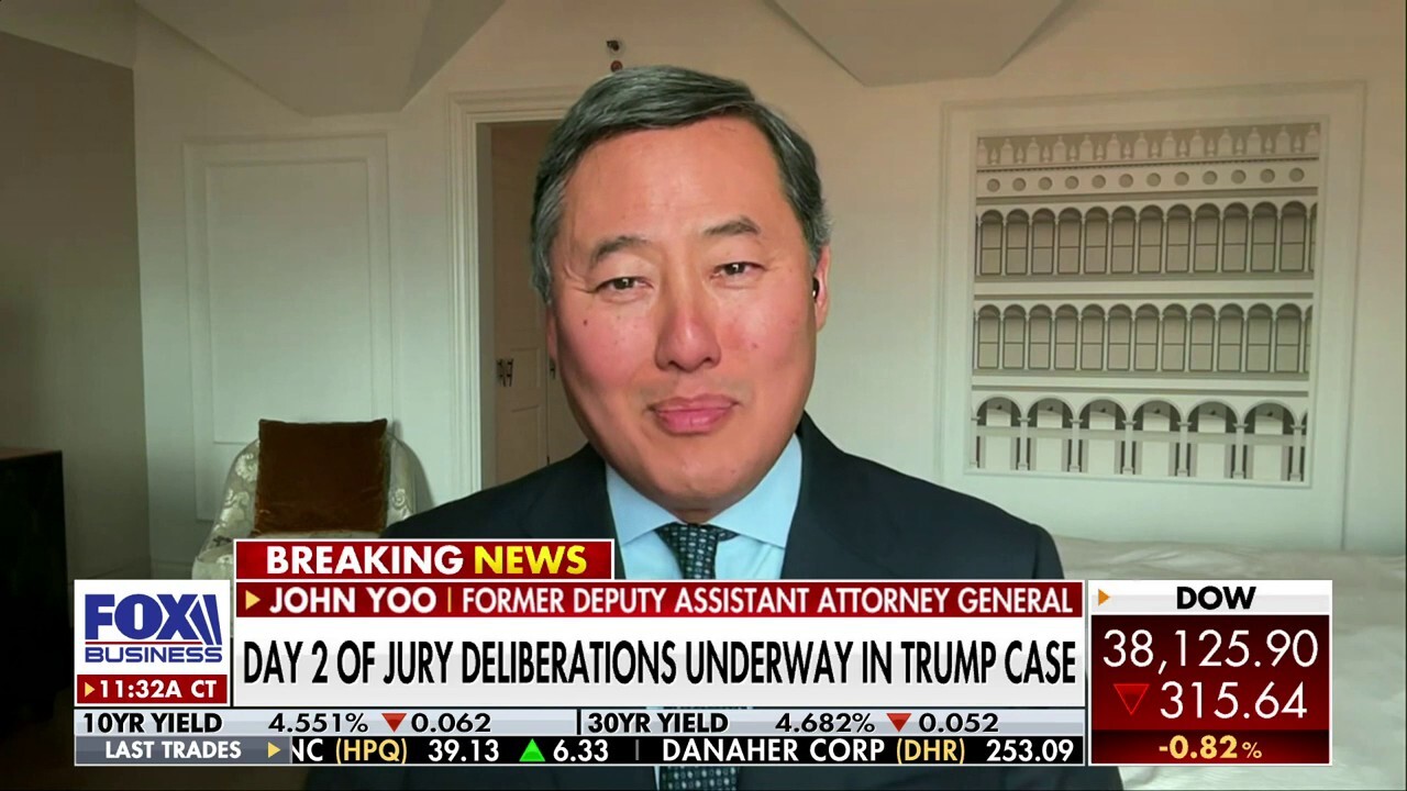 I can't see this jury getting close to unanimously voting for acquittal: John Yoo | Fox Business ...