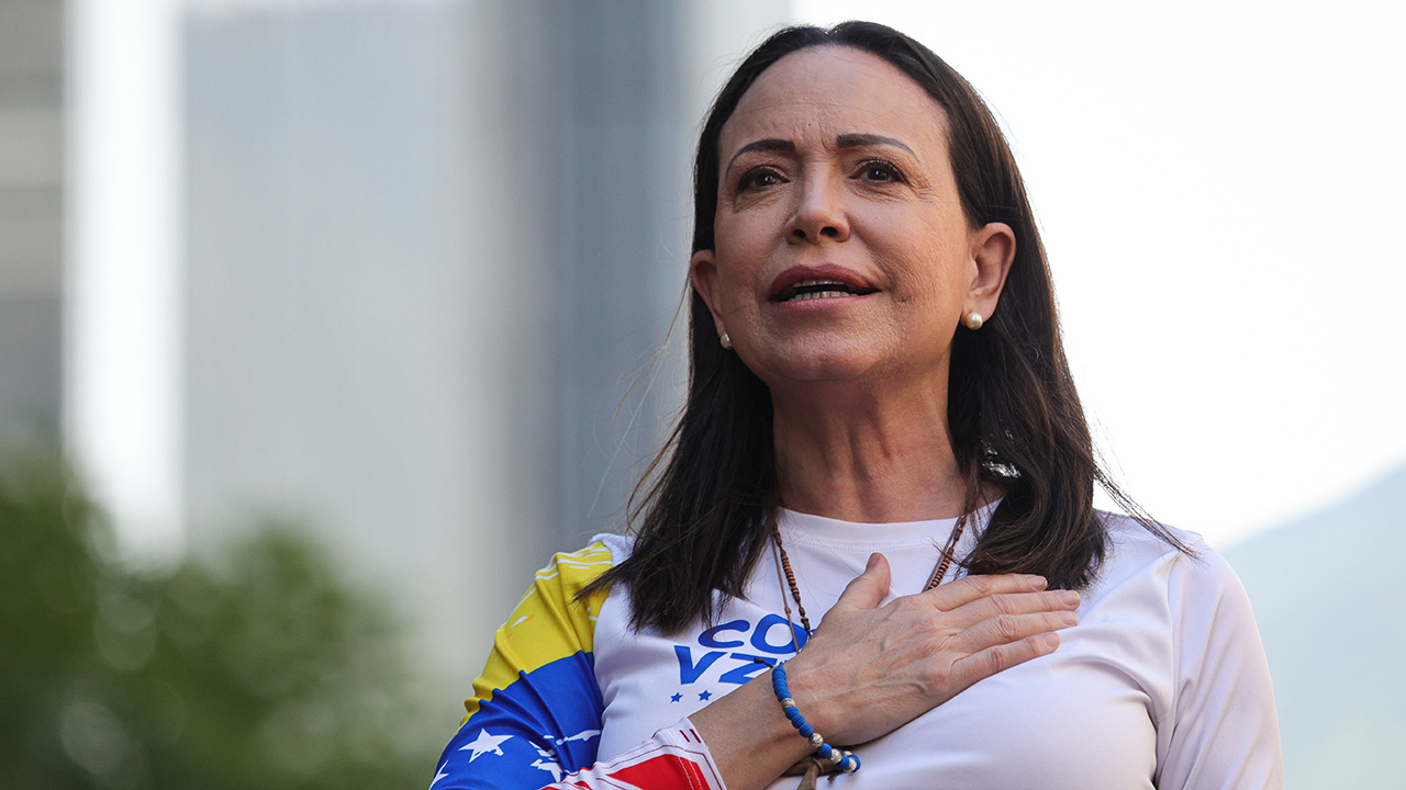 WATCH LIVE: Venezuela’s María Corina Machado speaks after Trump meeting ...