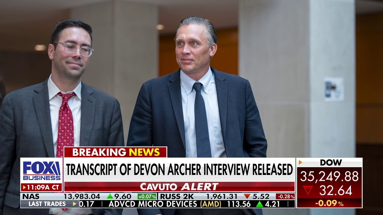Devon Archer revelations have GOP talking Biden impeachment inquiry: Chad Pergram | Fox Business ...