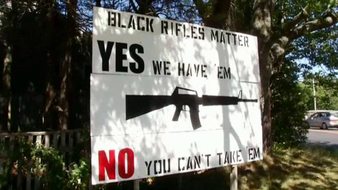 NRA member on the ‘Black Rifles Matter’ sign controversy | Fox Business ...