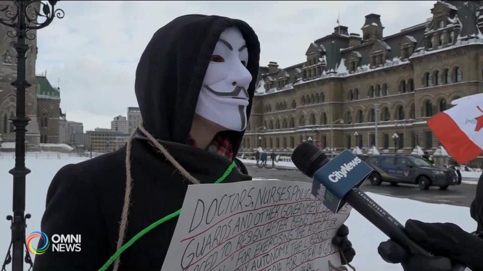 Pagtitipon sa Ottawa para sa anibersaryo ng naganap na protesta laban ...